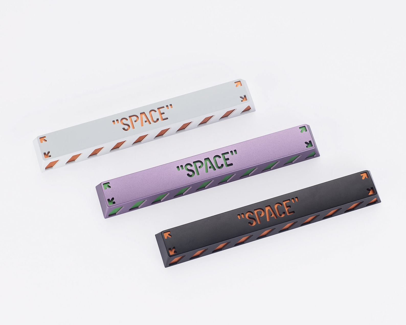 Punk Metal Black White Keycap Space Cherry Mx 6.25U 6.25X - Etsy