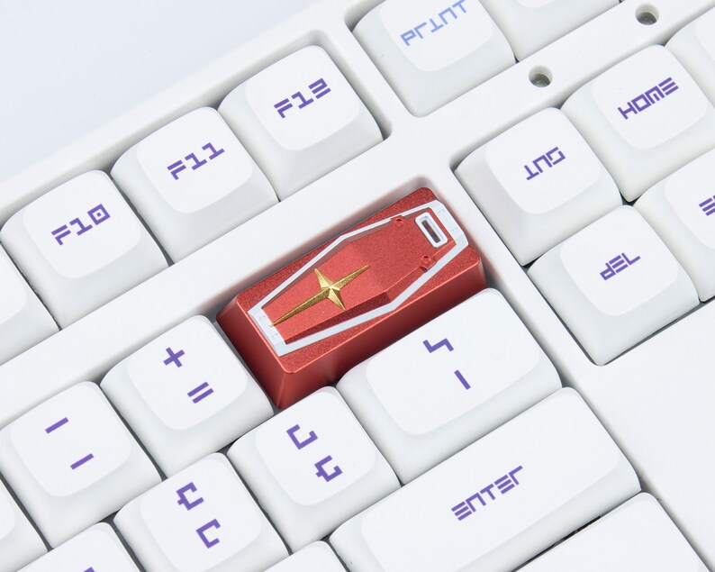 GUNDAM Keycaps Anime Cherry Mx Metal Key Cap ESC Enter Shift - Etsy