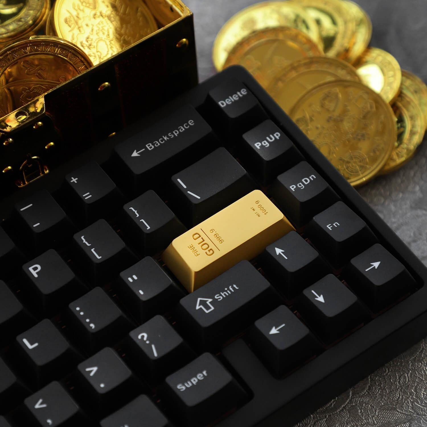 Gold Bar Style Enter Keycap - Zinc Alloy Cherry MX Keycap - Etsy