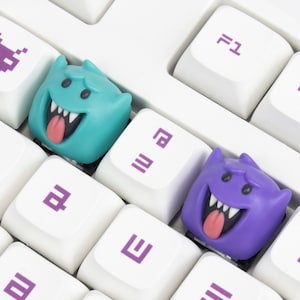 Halloween Ghost Cute Resin Keyboard Keycaps Cherry Mx Artisan 3D ...
