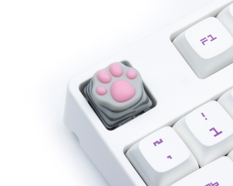 Cat Paw Lovely Keycaps Cherry Mx Animal ABS Silica Gel Keycap | Etsy