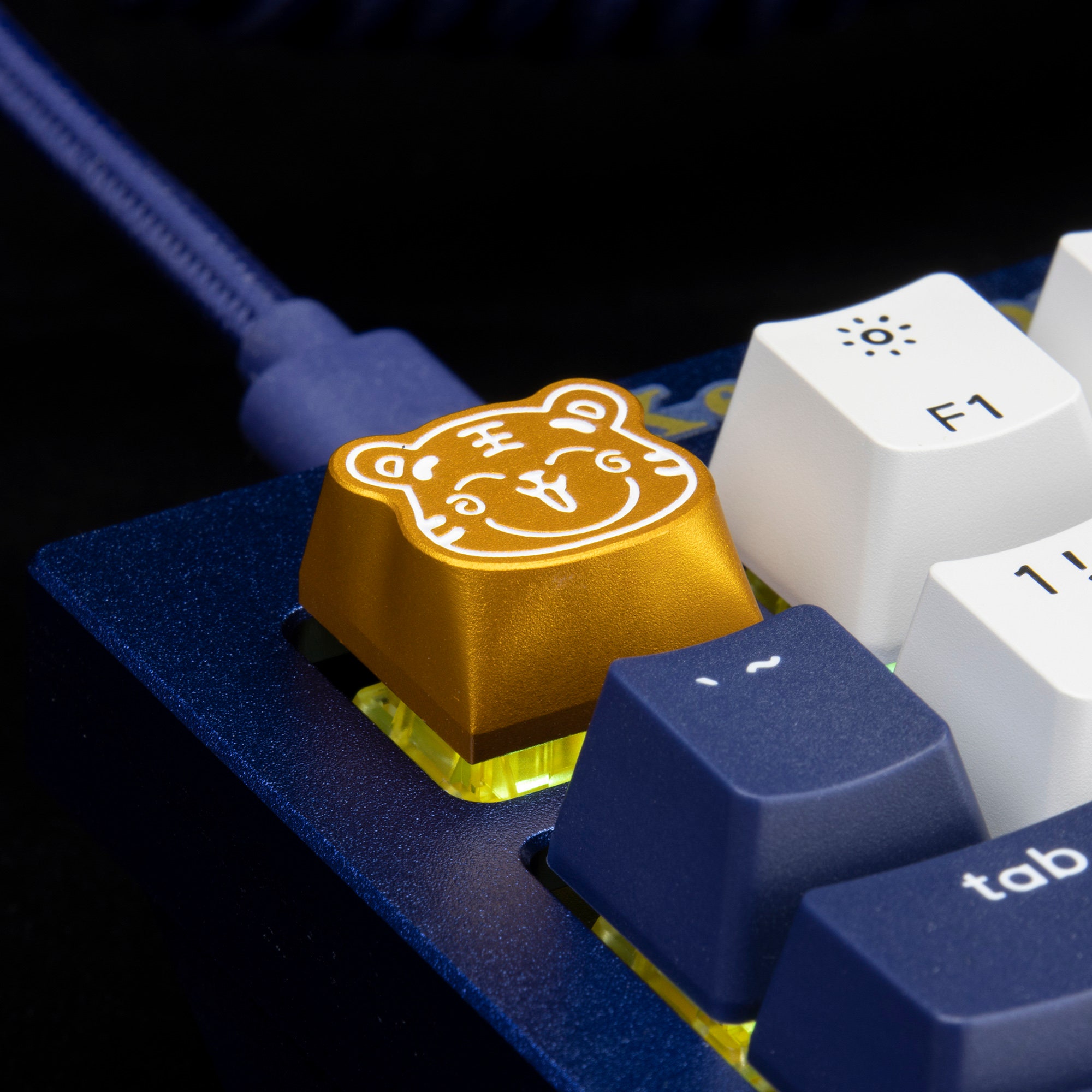 Year of the Tiger Cute Artisan Keycaps Cherry Mx Metal | Etsy