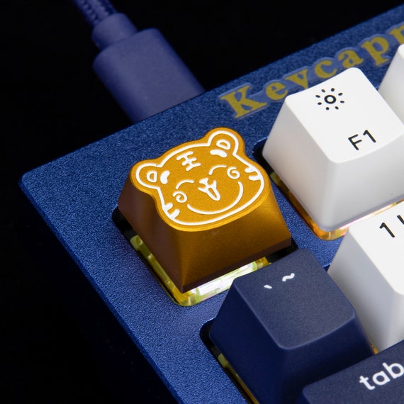 Year of the Tiger Cute Artisan Keycaps Cherry Mx Metal | Etsy