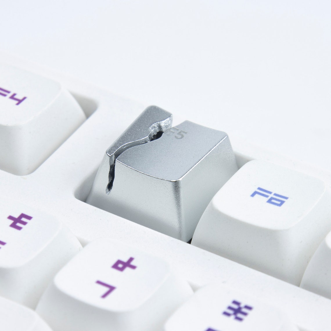 F5 Titanium Alloy Artisan Keycaps Cute Cherry Mx Mechanical - Etsy