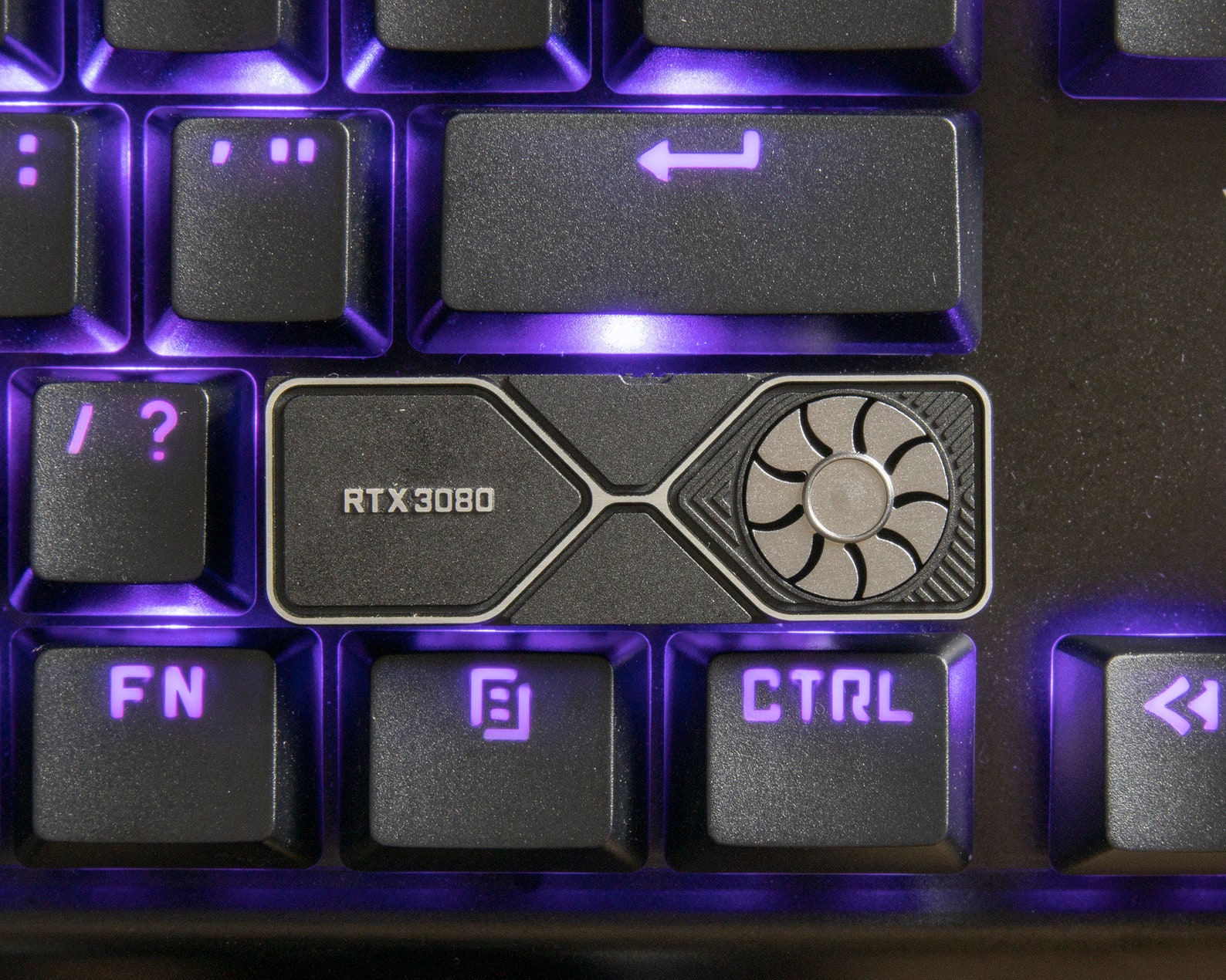 RTX3080 GPU metaal 2.75U 2.75X keycap cherry mx right shift | Etsy