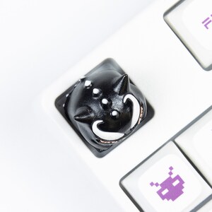 Gengar Venom Black Keyboard Cherry Mx Keycap Resin Mechanical Keyboard ...
