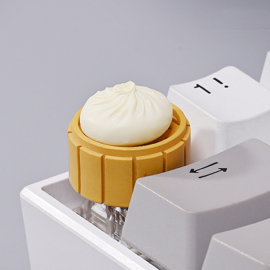 Food Keycap Bun Cute Cherry Mx Keycap Keyboard - Etsy