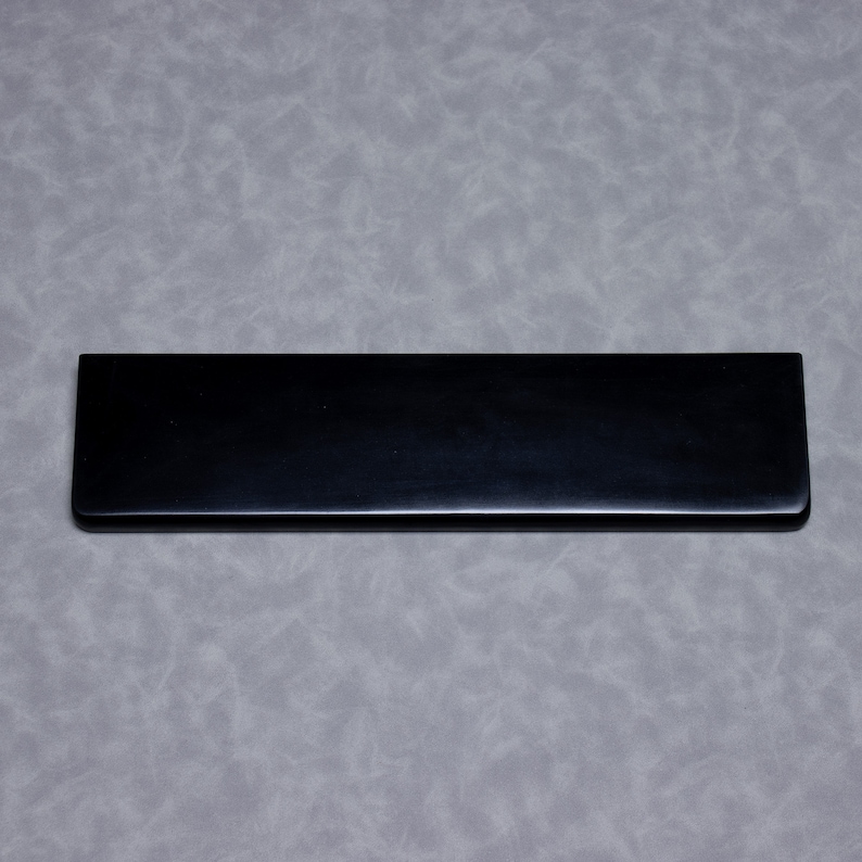 Quartz Stone Artisan Full Black Wrist Rest Keyboard - Etsy