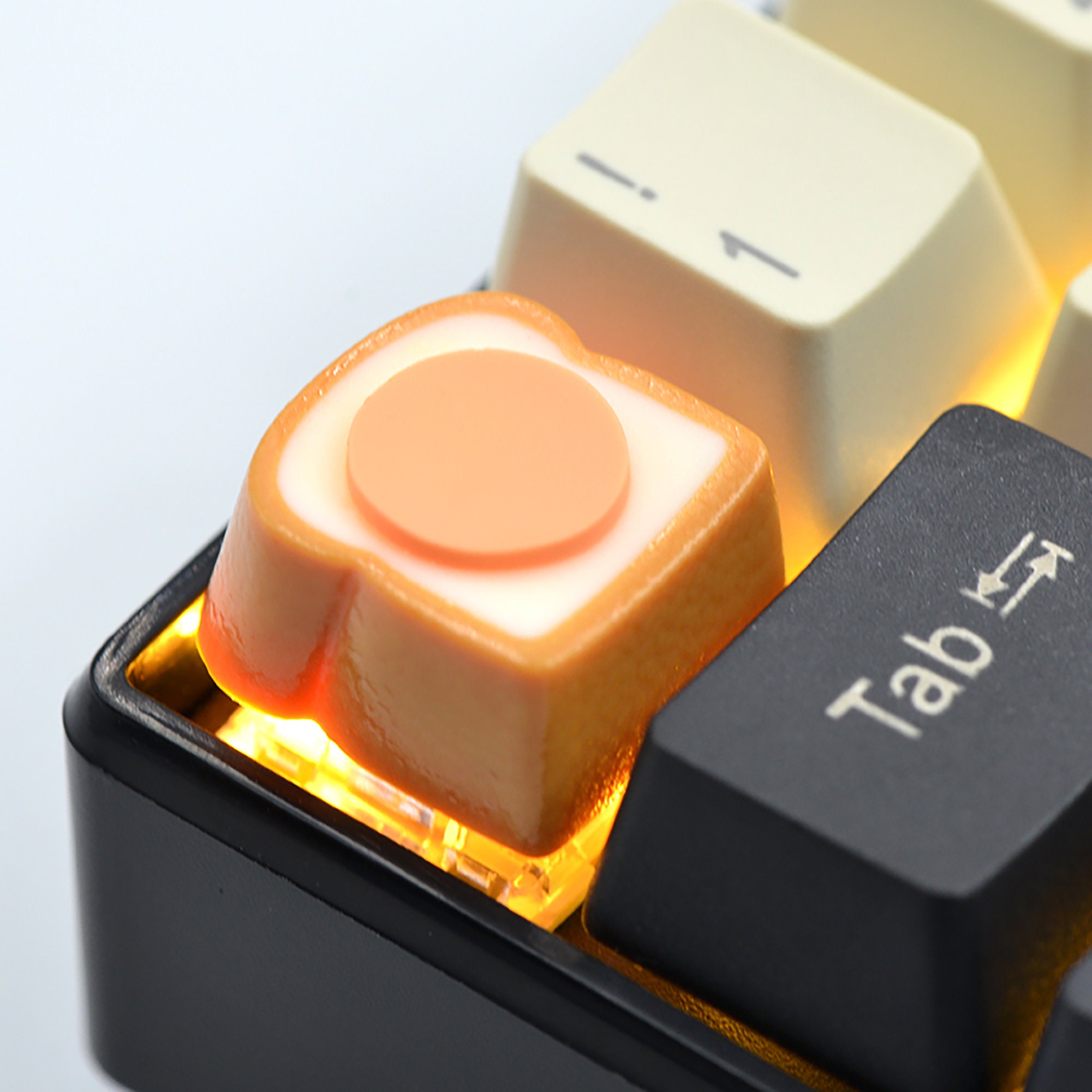 Toast Bread Resin Artisan Keycaps Cute Cherry Mx Esc - Etsy UK