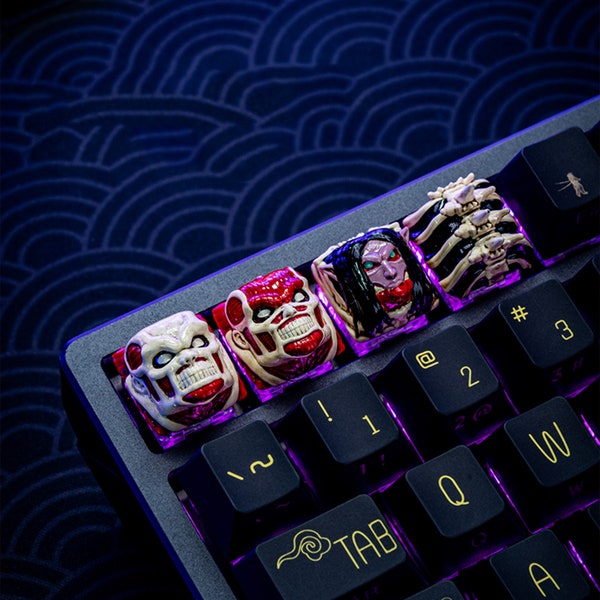 Attack on Titan Keycaps - Etsy