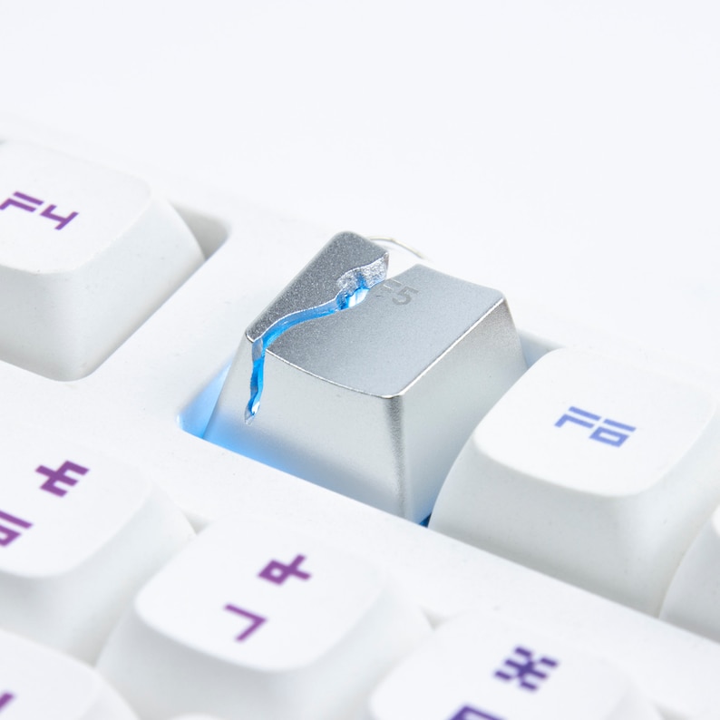 F5 Titanium Alloy Artisan Keycaps Cute Cherry Mx Mechanical - Etsy