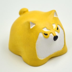 Pet Dog Husky Alaska Dog Cute Resin Keycaps Brown Yellow Black White ...