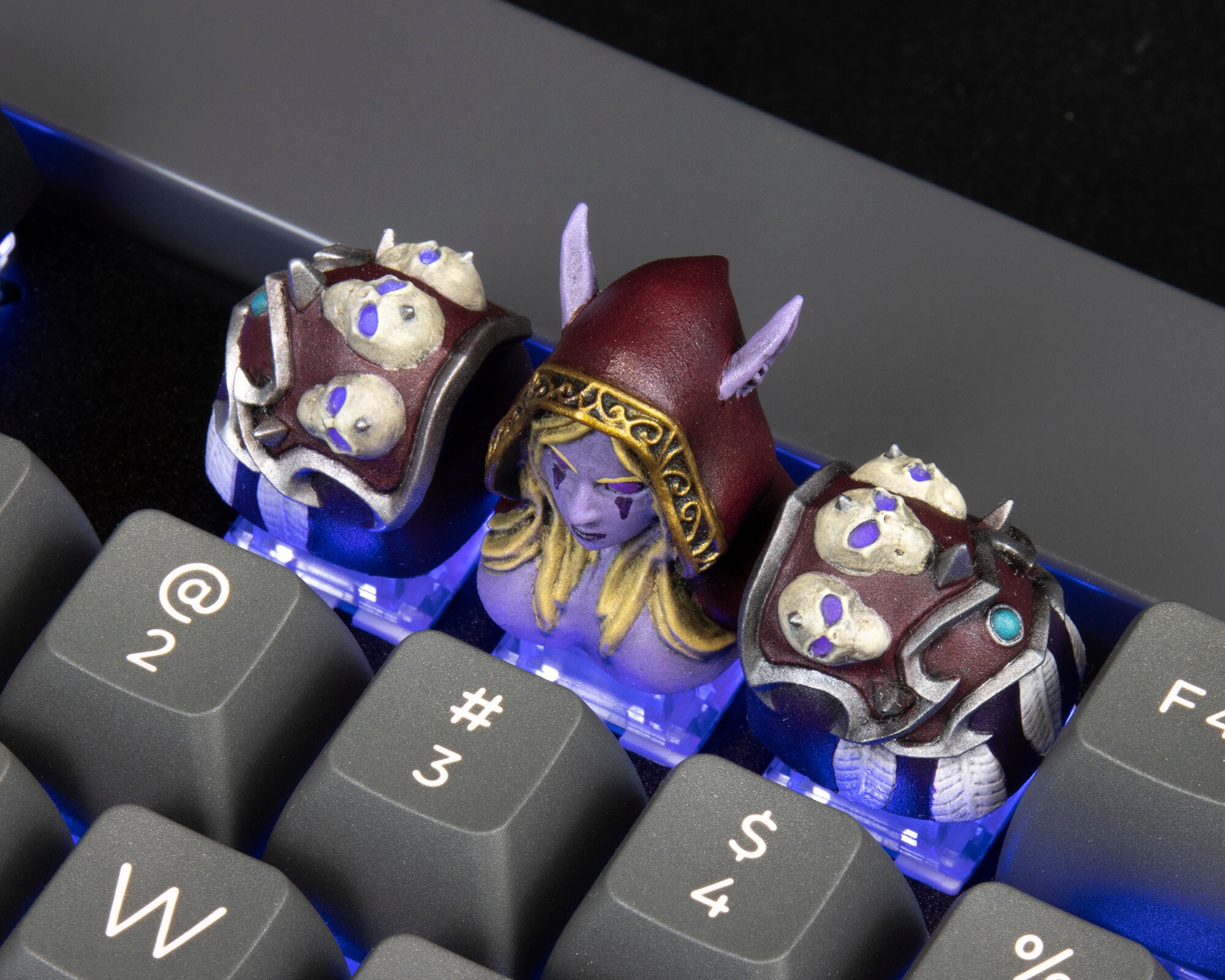 Sylvanas Windrunner artisankeycaps cherry mx keycap resin | Etsy