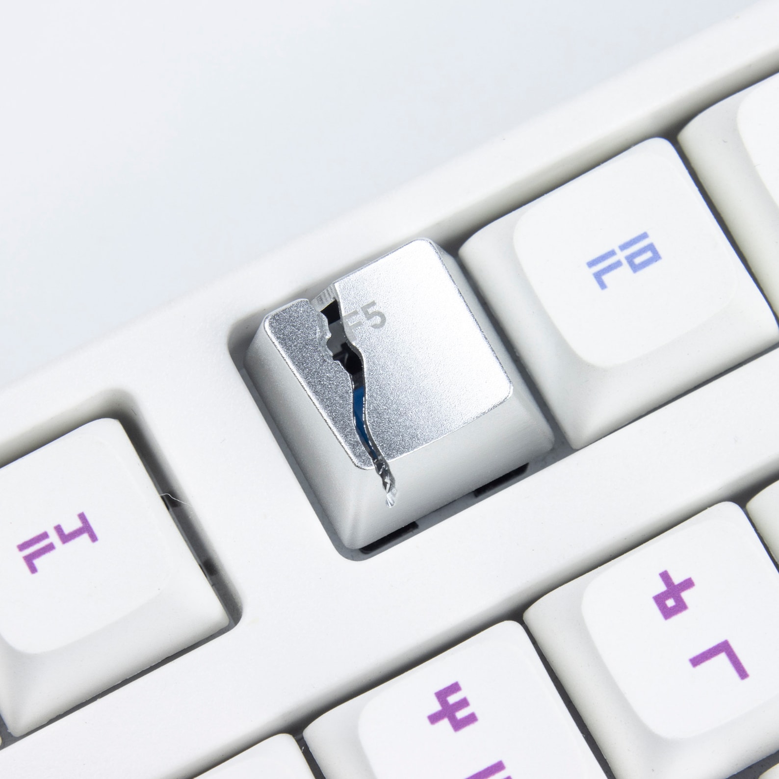 F5 Titanium Alloy Artisan Keycaps Cute Cherry Mx Mechanical - Etsy