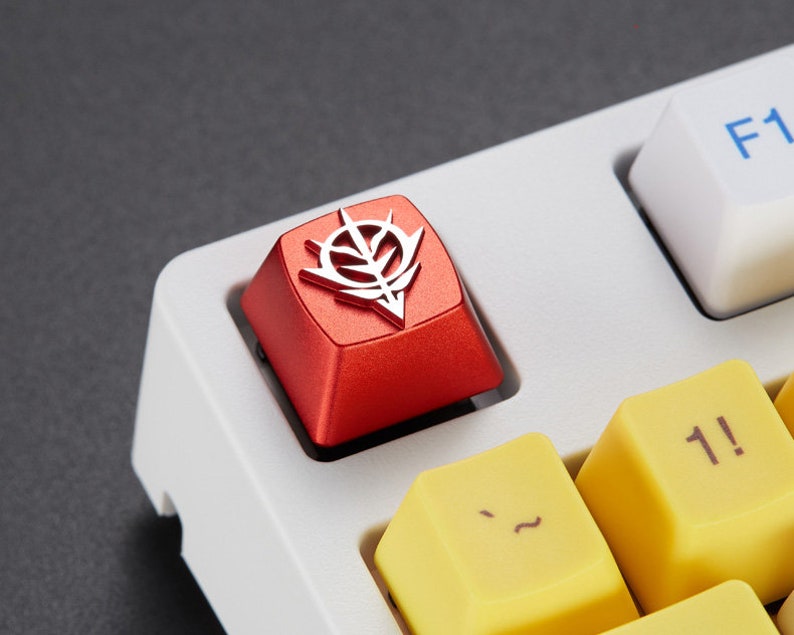 GUNDAM keycaps anime cherry mx metal key cap ESC Enter Shift | Etsy