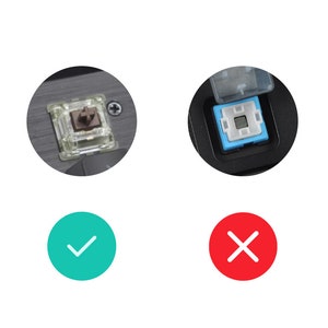 GAME OVER Pixel Keyboard Keycaps Metal Cherry Mx Keycap Backplace 2x ...