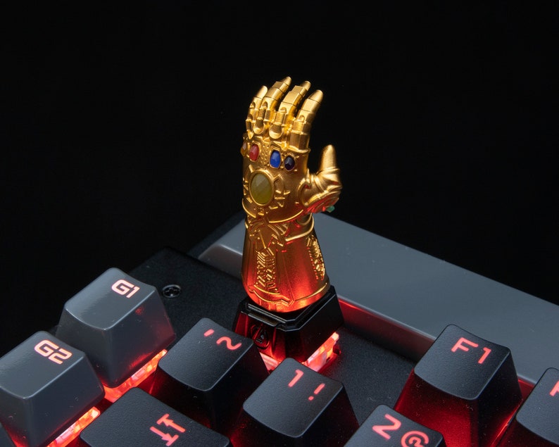 Mavel Thanos Infinity Gauntlet Movie Keycaps Cherry Mx 1X 1U - Etsy