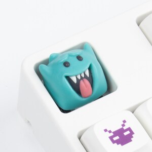 Halloween Ghost Cute Resin Keyboard Keycaps Cherry Mx Artisan 3D ...