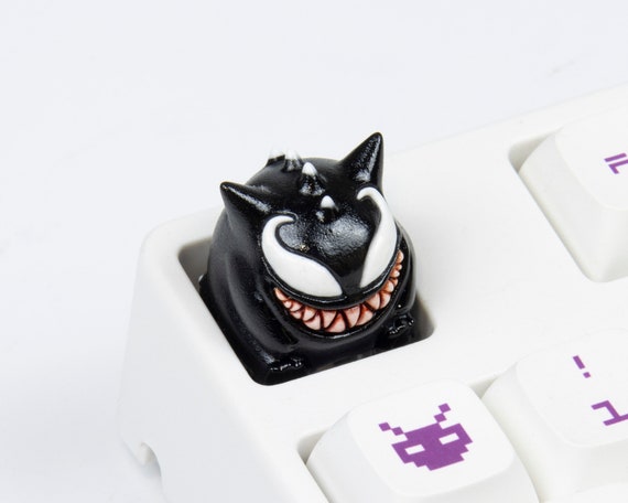 Gengar Venom black keyboard cherry mx keycap resin mechanical | Etsy