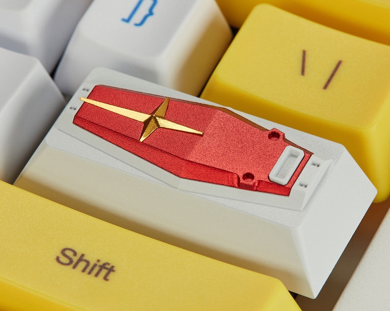 GUNDAM keycaps anime cherry mx metal key cap ESC Enter Shift | Etsy