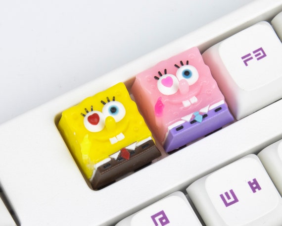 Spongebob Resin Keycaps Artisan Anime Key Cap Cherry Mx - Etsy Canada