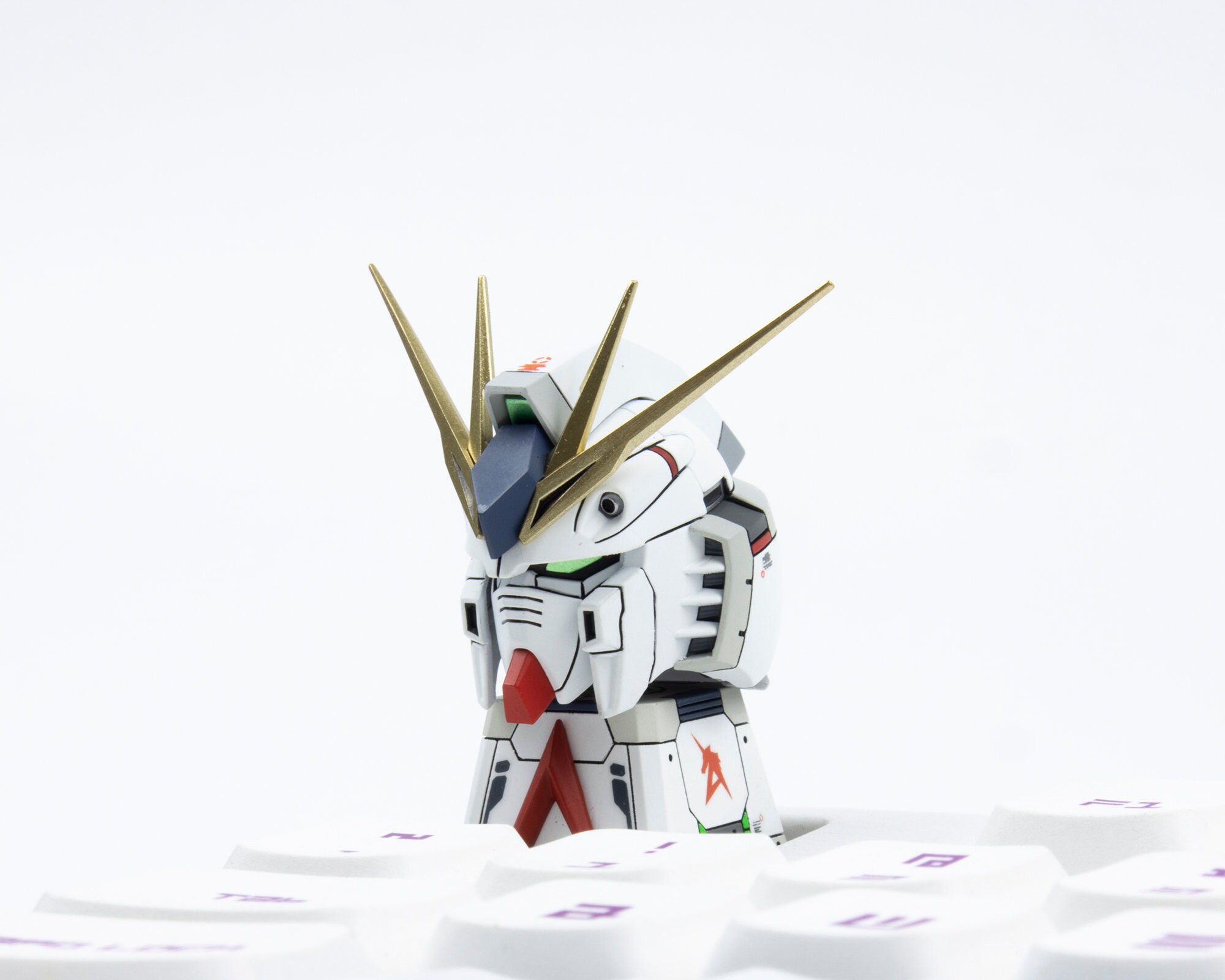 GUNDAM model RX-93 head artisan keycaps cherry mx anime ガンダム - Etsy Polska