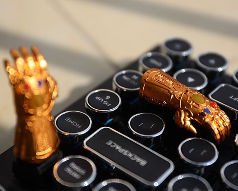 Mavel Thanos Infinity Gauntlet movie keycaps cherry mx 1X 1U | Etsy