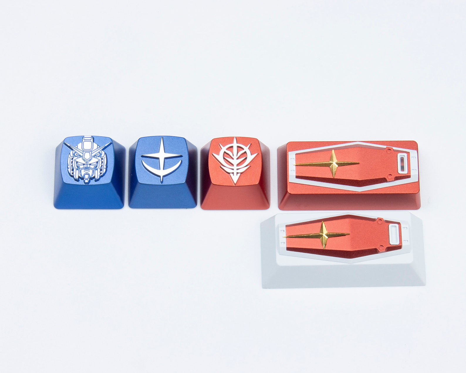 GUNDAM Keycaps Anime Cherry Mx Metal Key Cap ESC Enter Shift 1X 1U 2 ...