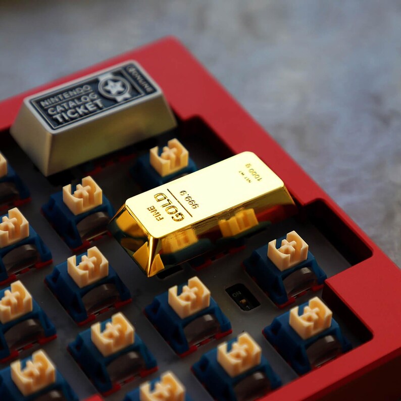 Gold Bar Style Enter Keycap - Zinc Alloy Cherry MX Keycap - Etsy