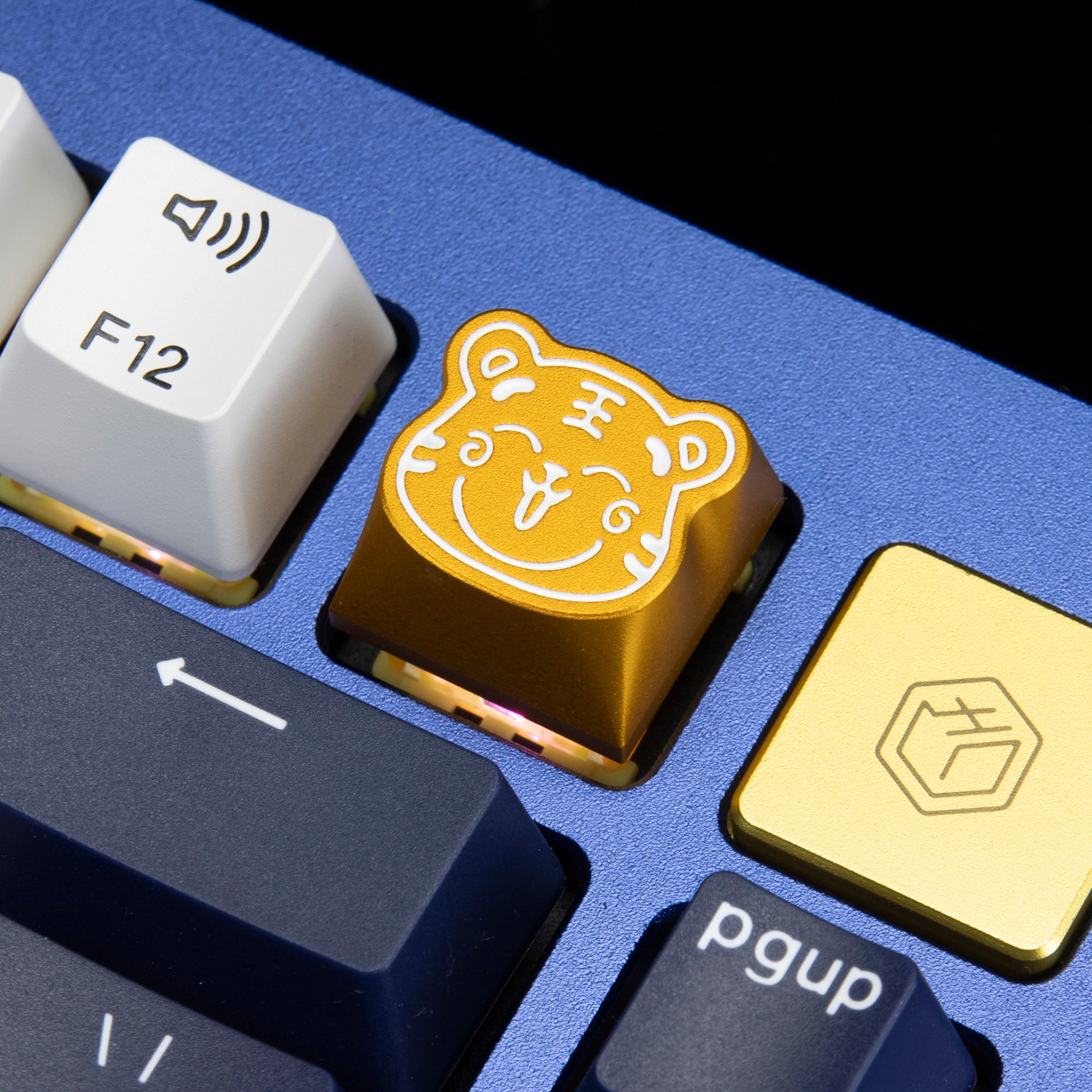 Year of the Tiger Cute Artisan Keycaps Cherry Mx Metal | Etsy