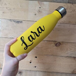 Personalised Drinks Flask Blue Flask Black Flask Pink - Etsy UK
