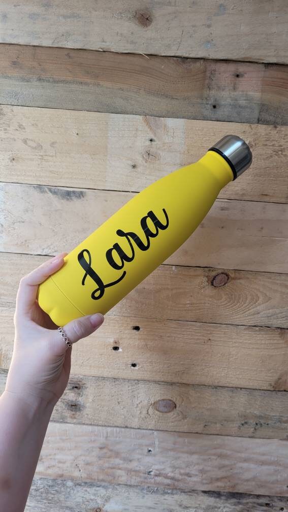 Personalised Drinks Flask Blue Flask Black Flask Pink - Etsy UK