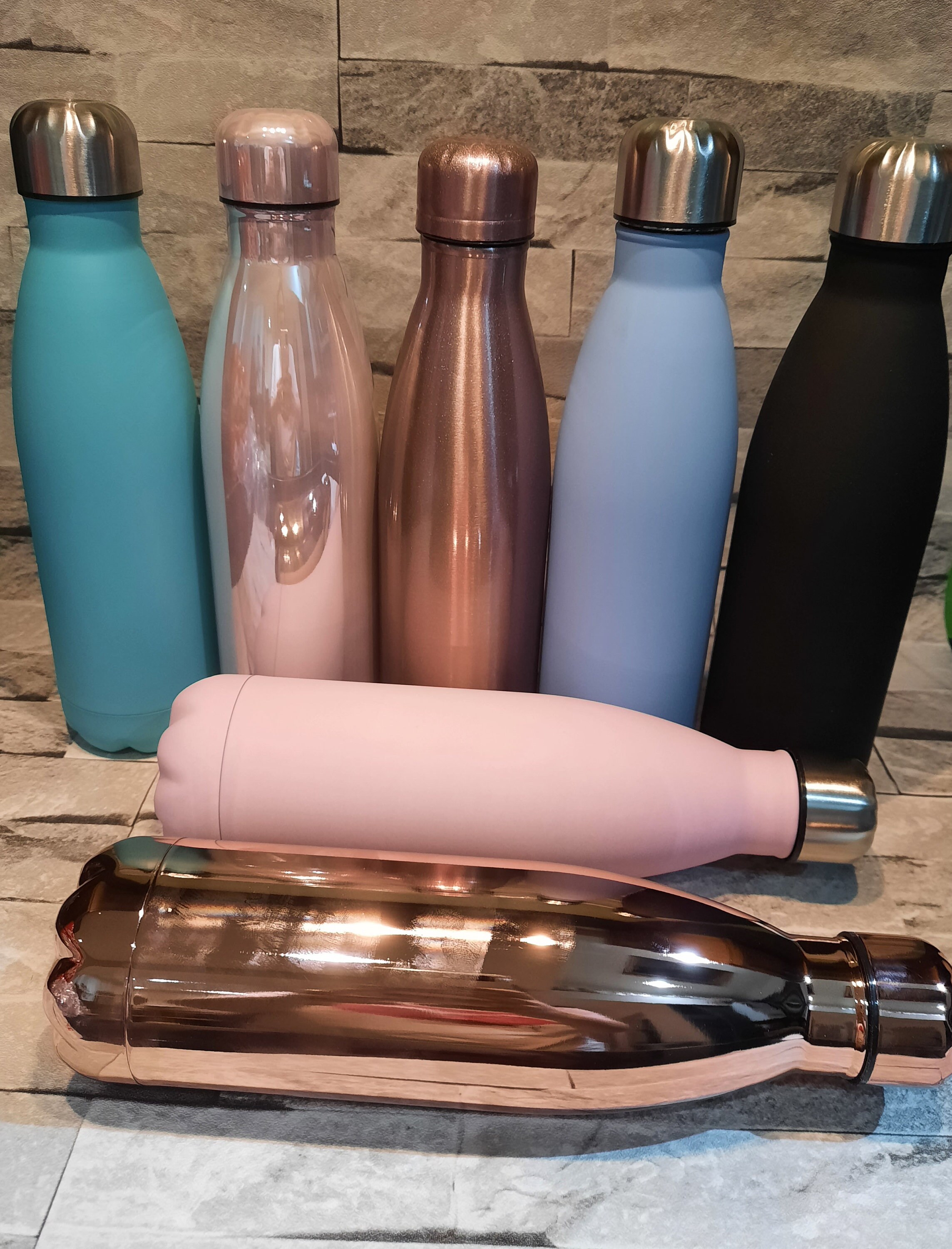 Personalised Drinks Flask Blue Flask Black Flask Pink - Etsy UK