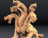 Hydra Dnd Monster Reptile Dragon Beast 28mm 32mm 3d - Etsy