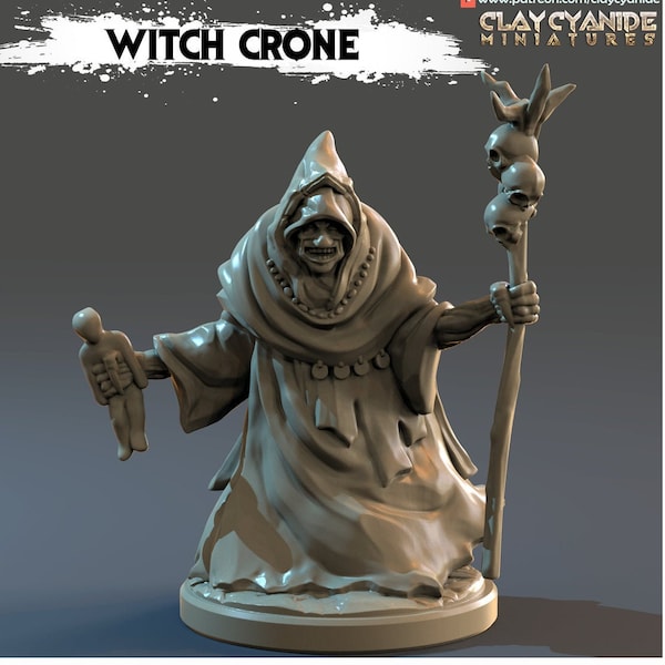 28mm Witch Miniature - Etsy