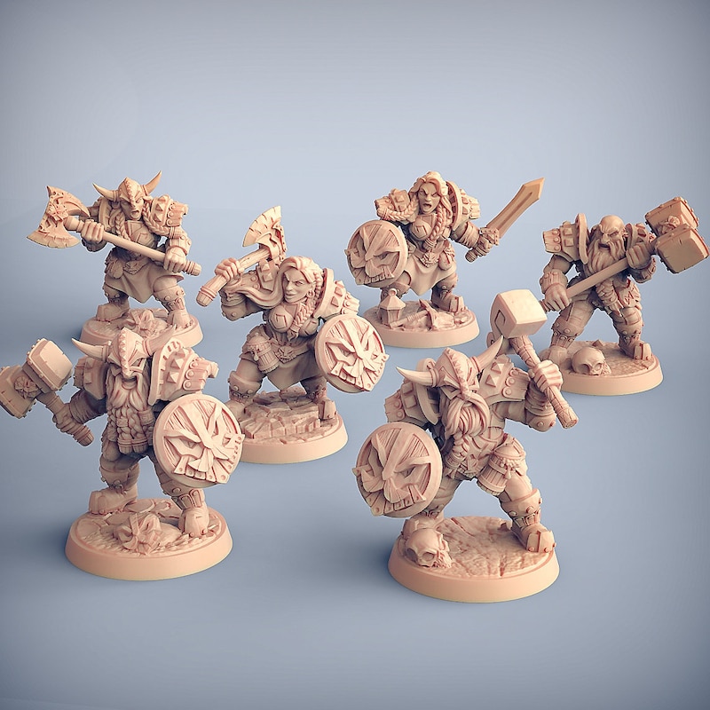 Miniature Dwarf Figurine - Etsy