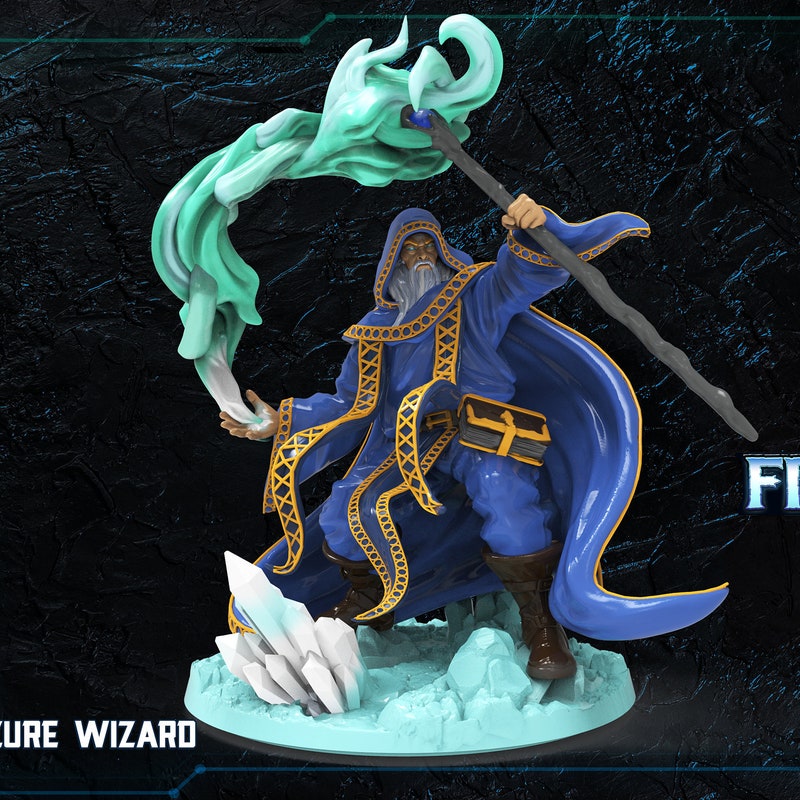Ice Mage Miniature - Etsy