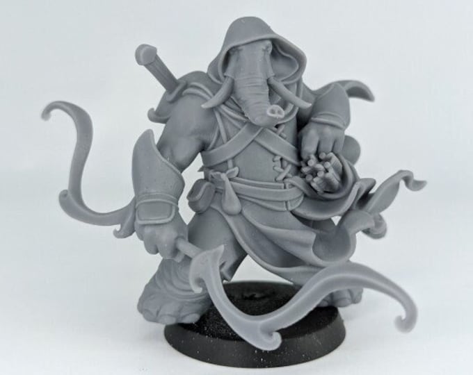 Elephantfolk Heroes Loxodon Set Elephant NPC 28mm - Etsy