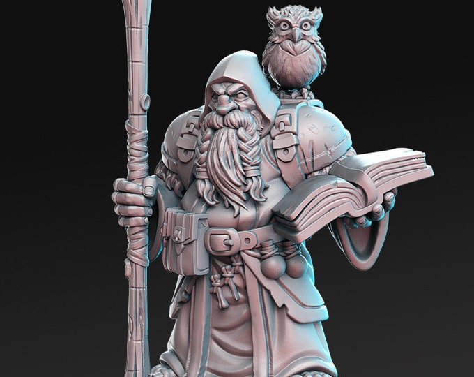 Barbarian Dragon Slayer 32mm 28mm Miniatures for Dungeons and Dragons ...