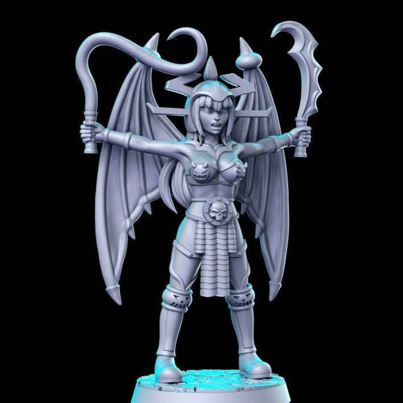 Female Gargoyle Miniature - Etsy
