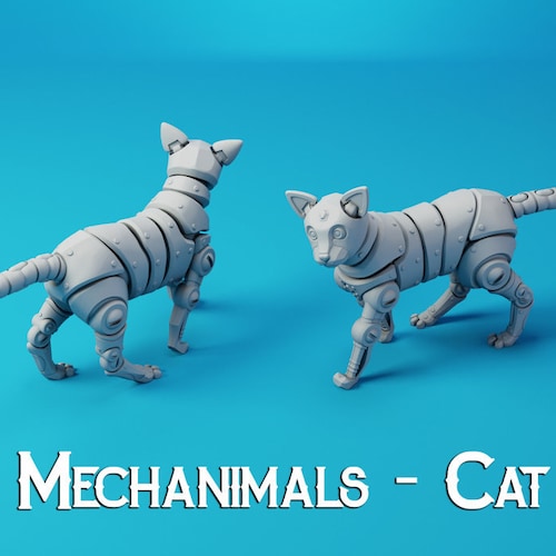 Animal Construct Cat Companion Mechanimals 32mm 28mm - Etsy