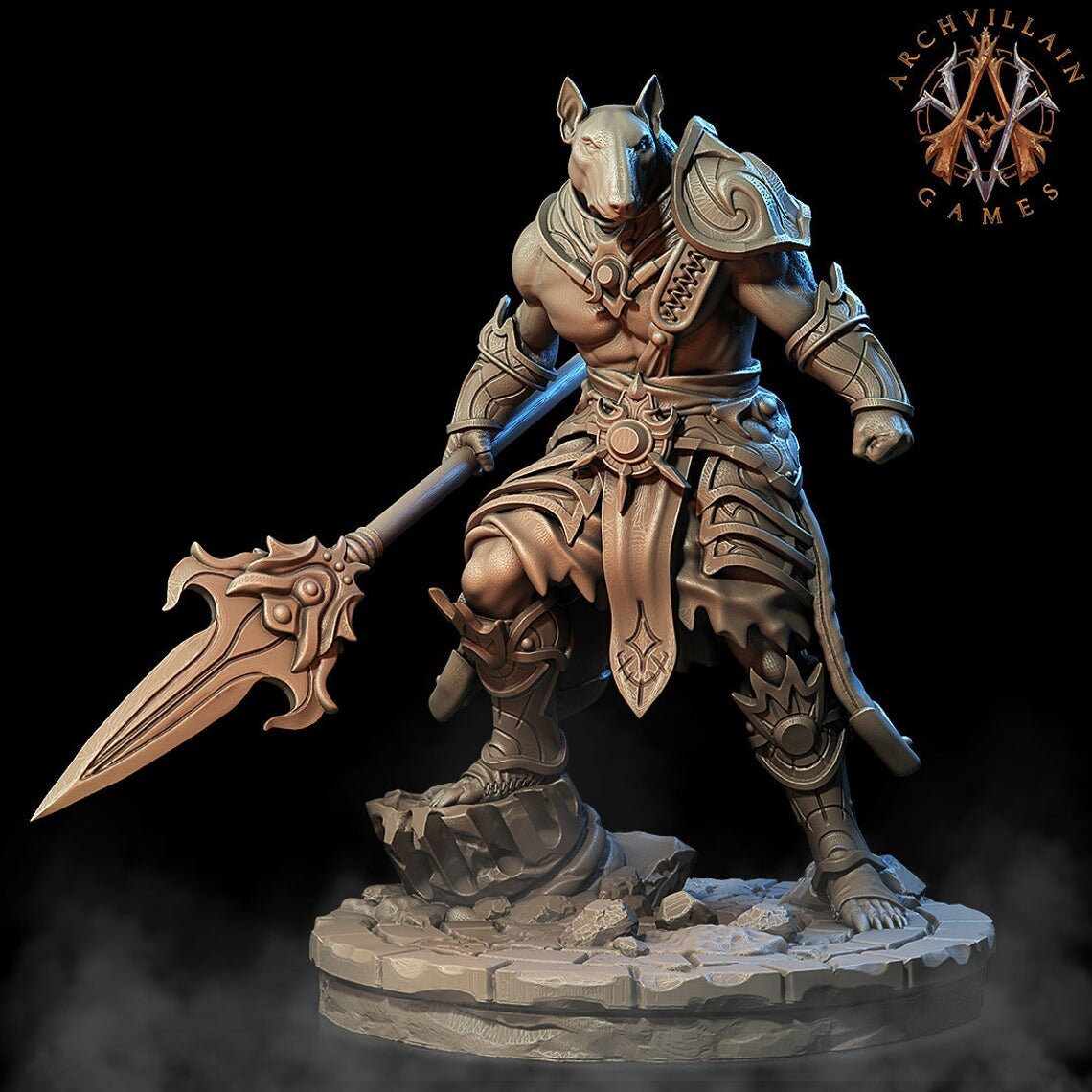 Celestial Hound V2 - Mythic Warrior - 28mm Miniatures for Dungeons and ...