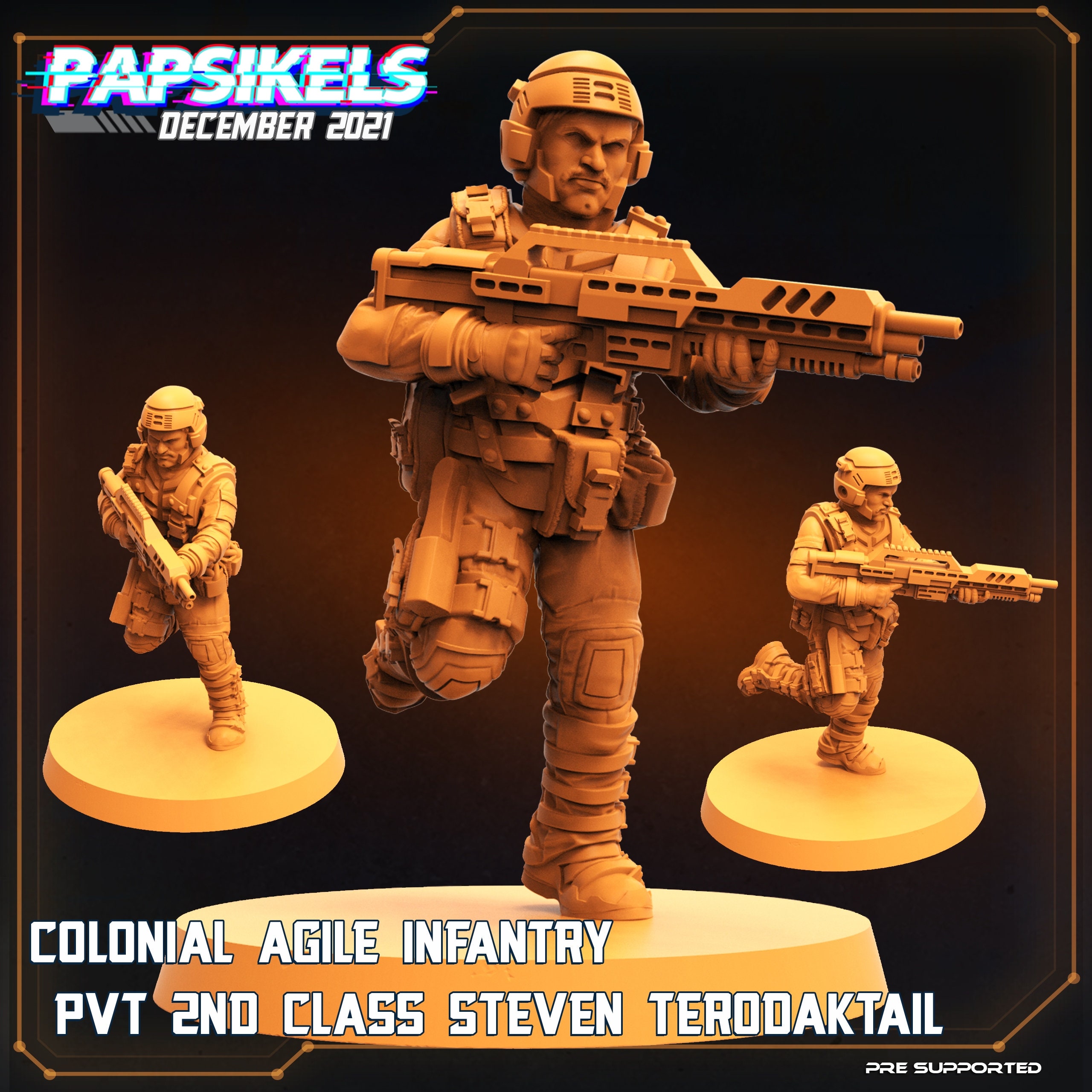 Dropship Troopers - Army Colonial - Infantry - 28mm Miniatures for ...
