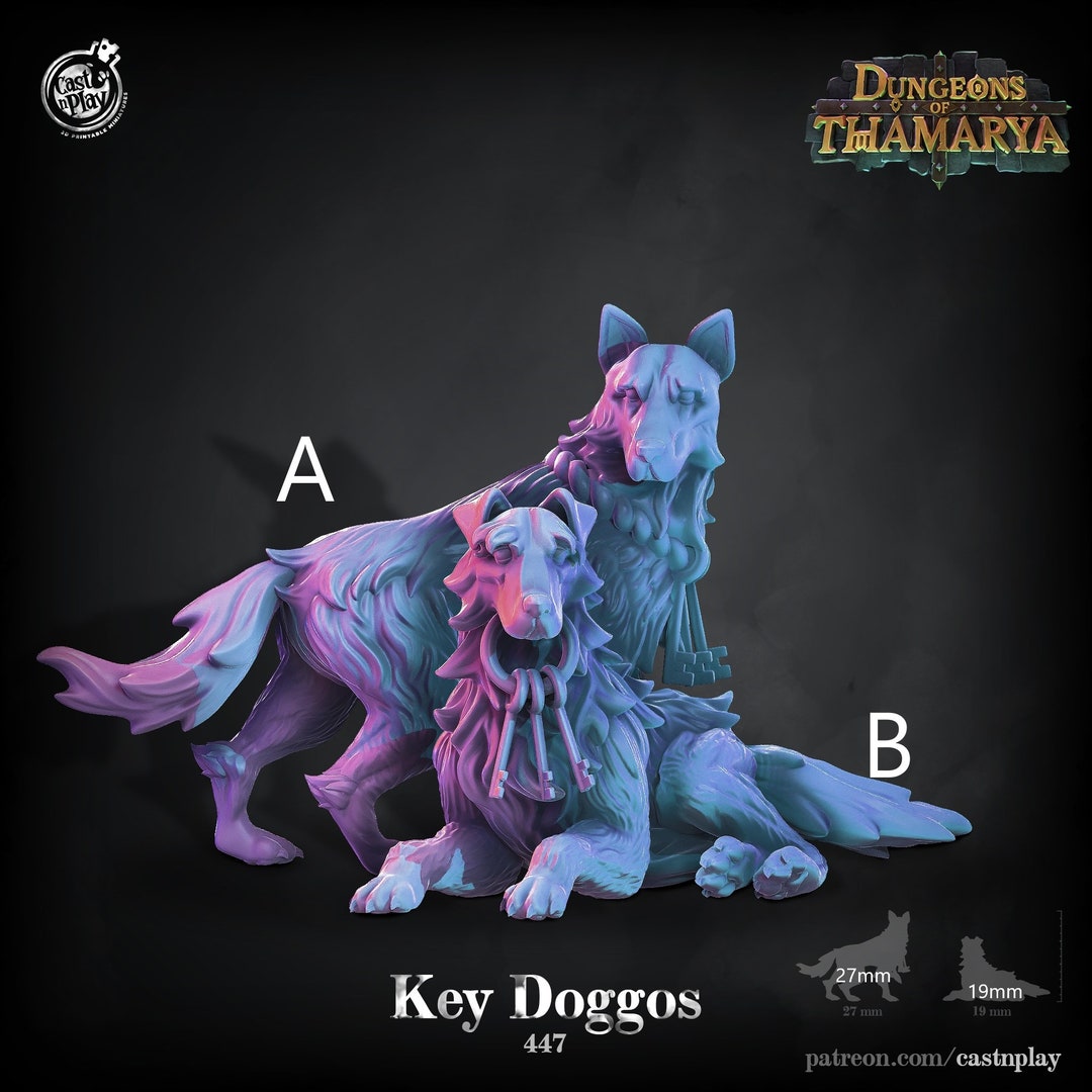 Key Doggos - Dog - Prison Guard Dogs - Mini - Dungeons of Thamarya ...