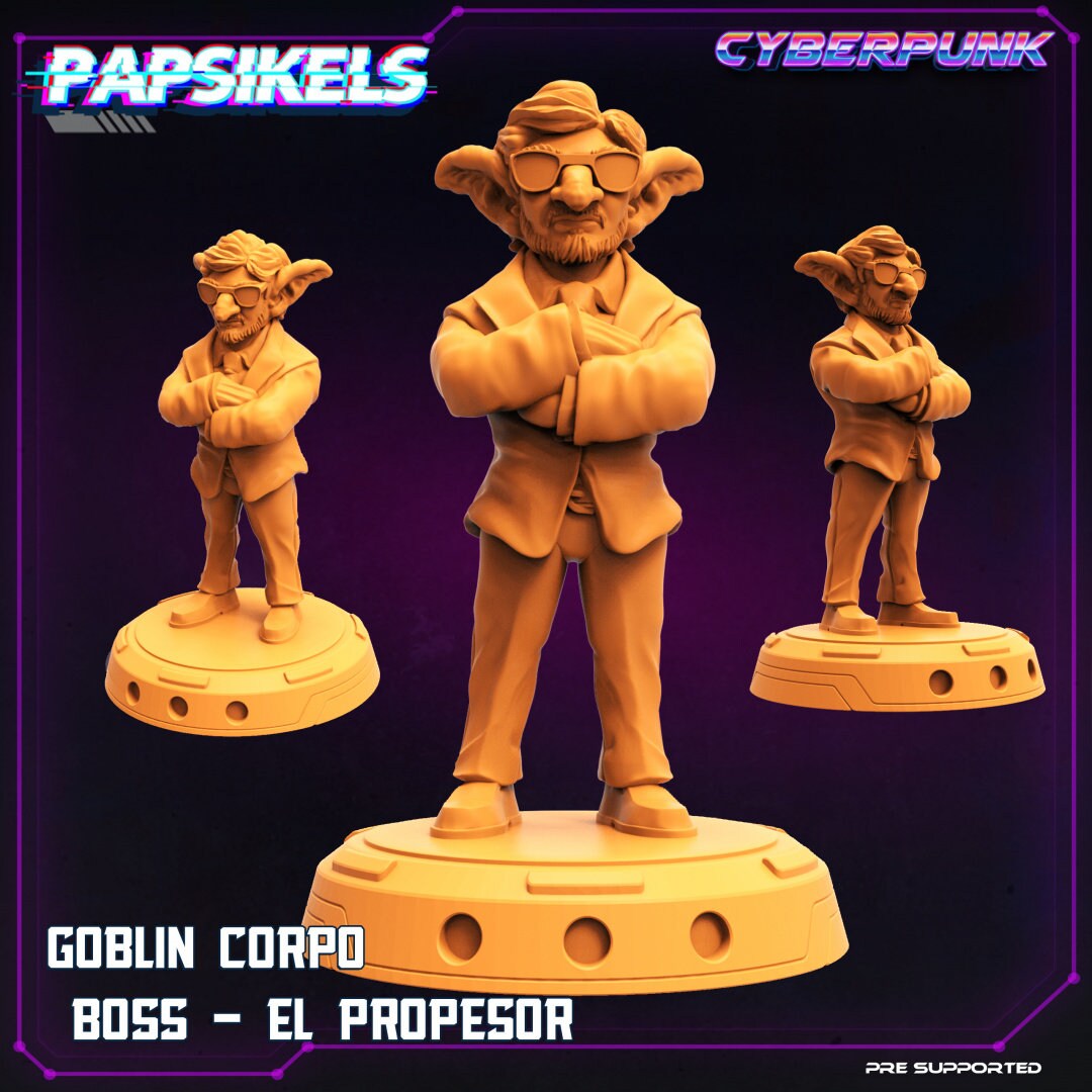 Cyberpunk Goblin Agents Corpo Heist 28mm Miniatures for - Etsy