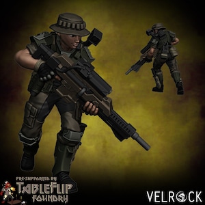 Colonial Marine Squad - Soldiers - Marines - Gun Sergeant 3d Printed ...