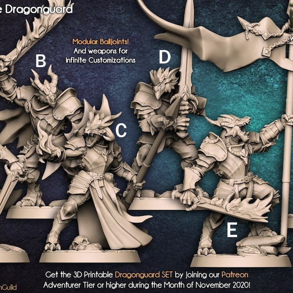 Artisan Guild Miniatures Dragonguard - Etsy