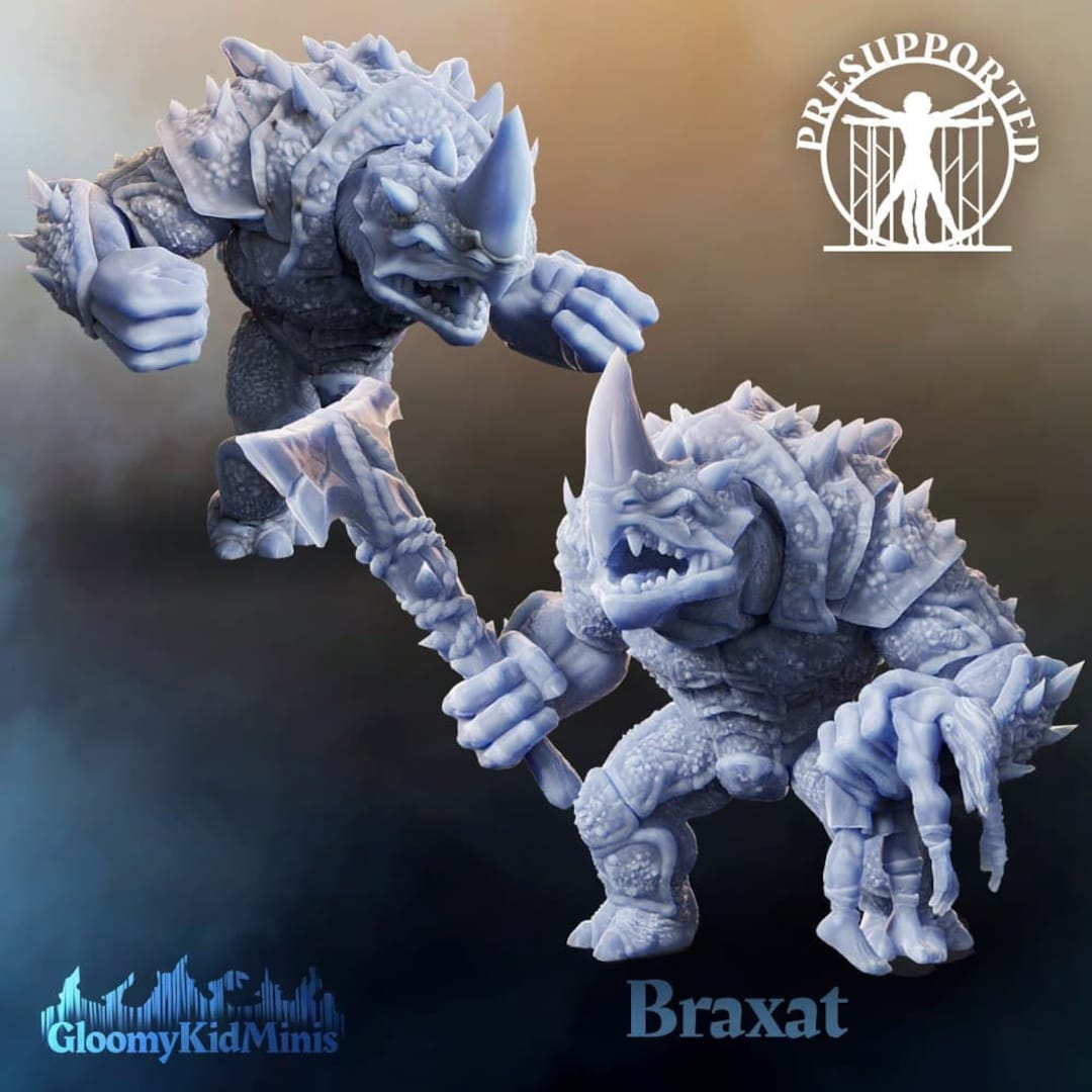 Braxat- Dnd Monster - Dark Sun - 28mm Miniatures for Tabletop Gaming ...
