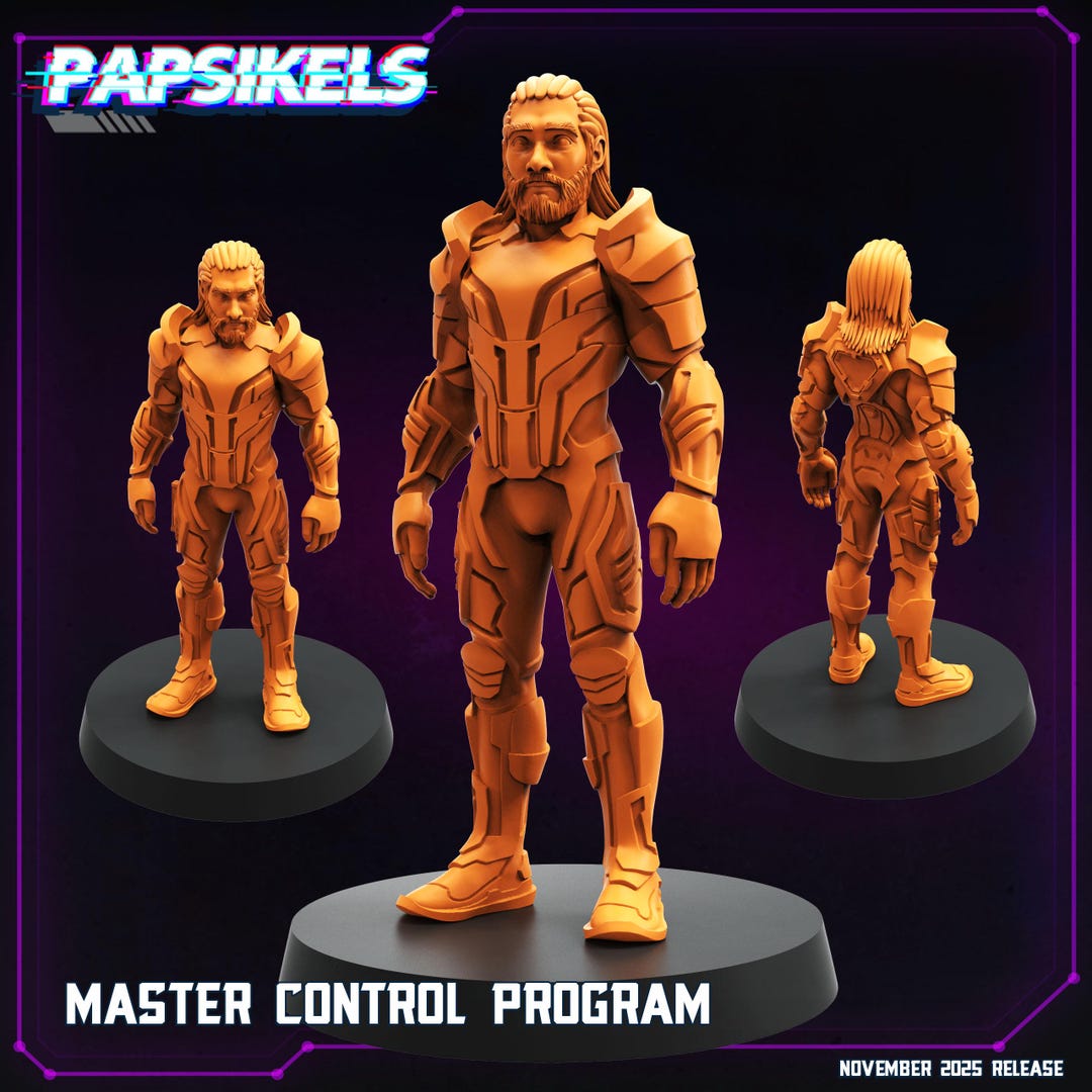 Master Control Program - 28mm 32mm Miniatures for Tabletop Gaming ...