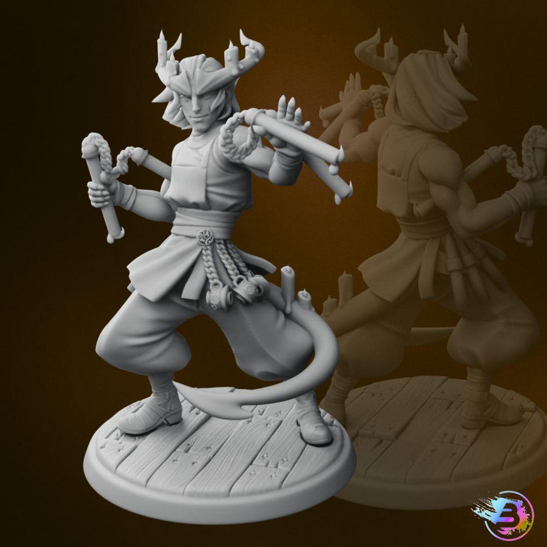 Jacobin - Candlestick Maker Tiefling Druid - 3d Print 28mm | 32mm ...